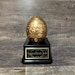 Funny Trophy EGGCELLENT Job Award Corporate Award Golden Egg Gag Gift ...
