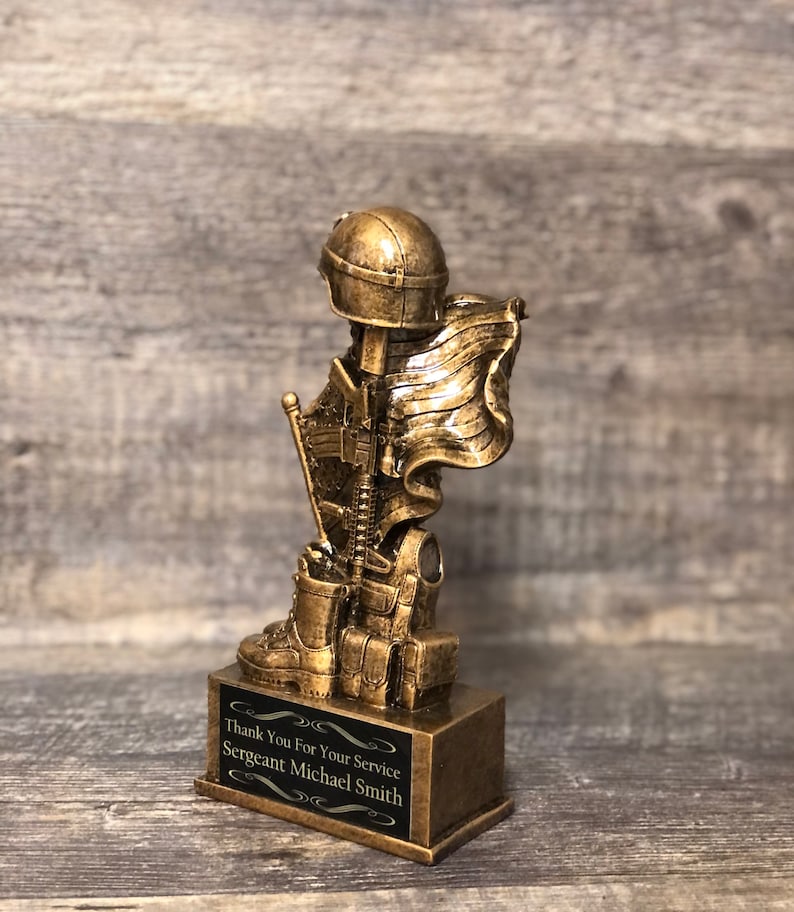 Military Award Recognition Years of Service Retirement Trophy Military ...