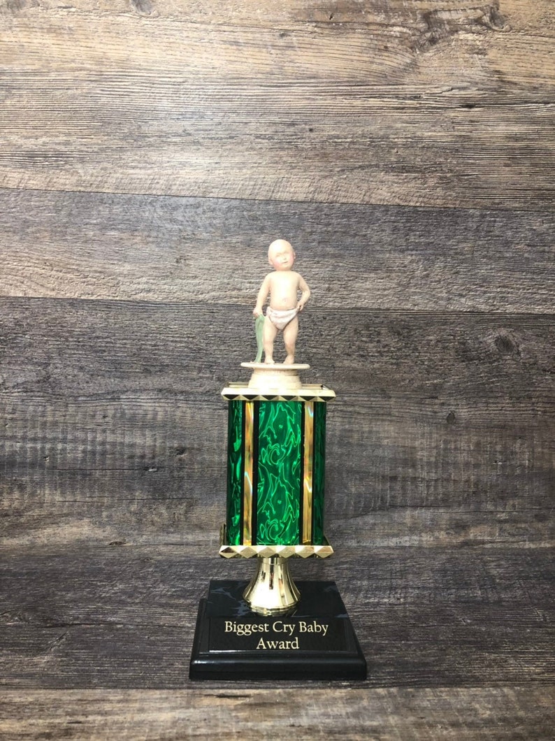 Fantasy Football Biggest Cry Baby Award Funny Big Baby Trophy - Etsy