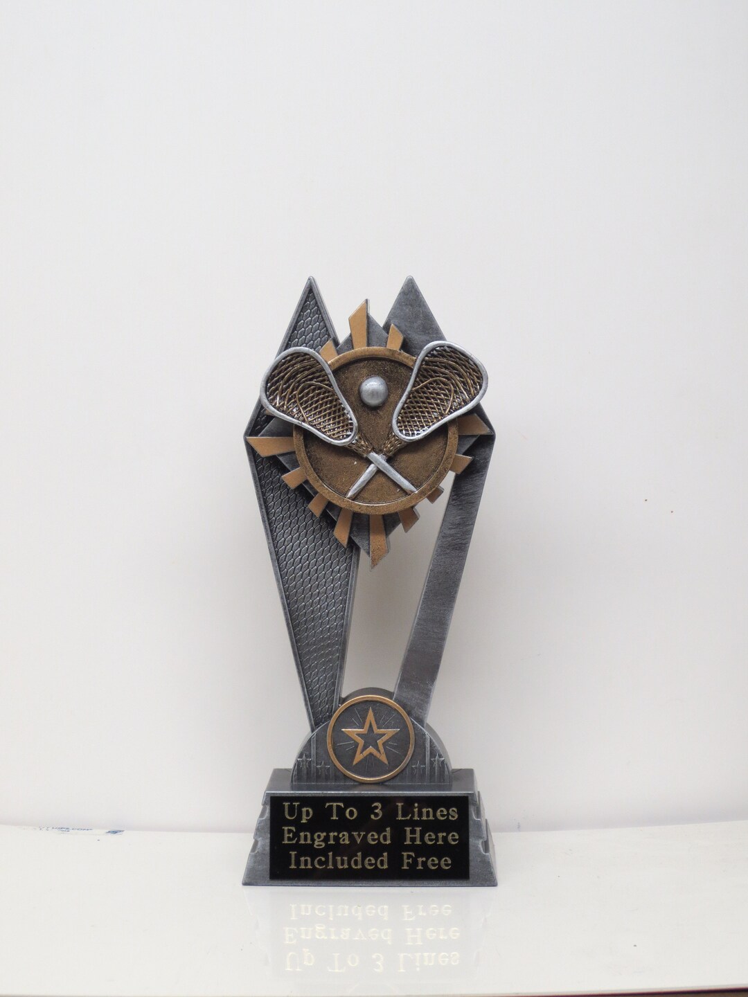 Lacrosse Trophy Lax Sports Award Winner Custom Engraved Participation ...