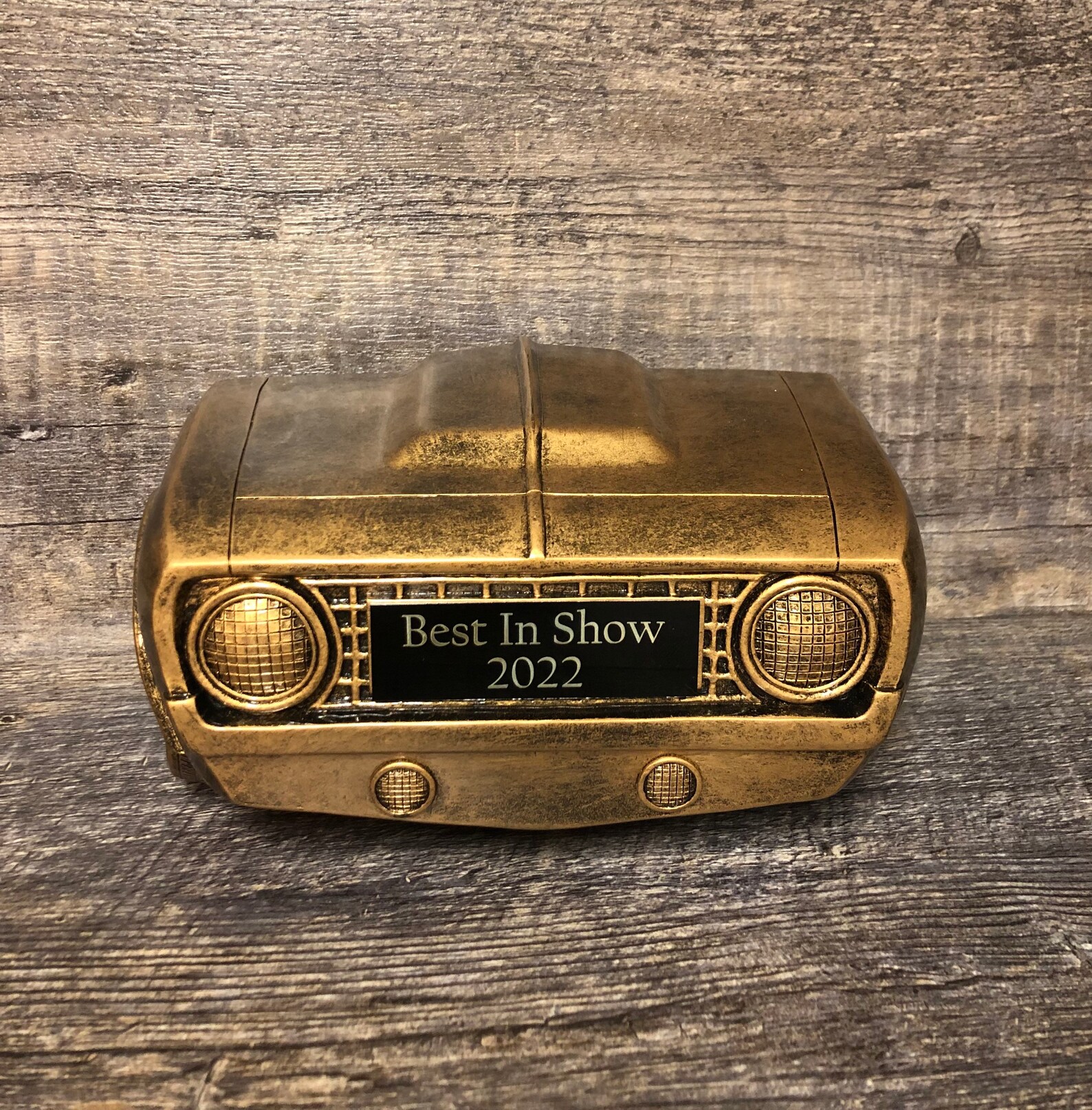 Car Show Trophy Car Grill Hot Rod Racing Trophy Antique Gold Award ...