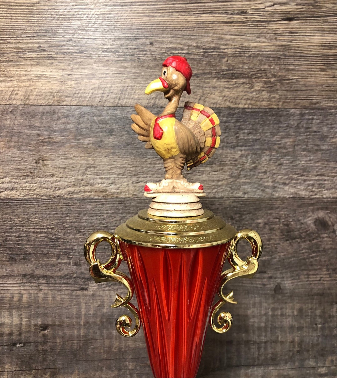 Turkey Bowl Trophy Fantasy Football League Trophy Champion Loser Trophy ...