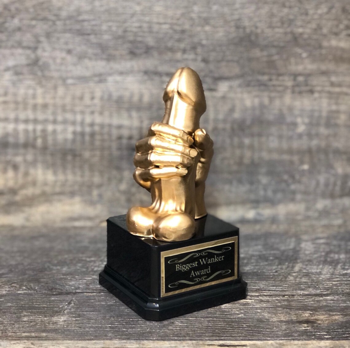 Funny Golf Trophy WANKER Award Most Strokes Award Golden Penis Etsy Funny Golf Trophy WANKER Award Most Strokes Award Golden Penis Etsy