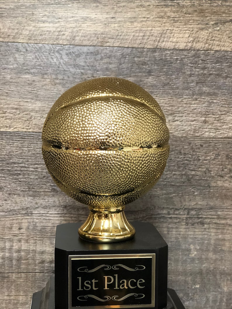 Basketball Trophy Basketball Madness Fantasy Trophy 6 or 12 Perpetual ...