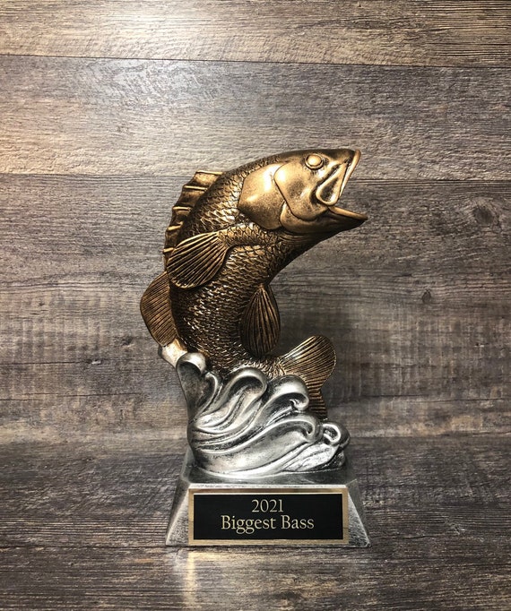 Bass Trophy Fishing Trophy Fishing Derby Tournament Trophy - Etsy Canada