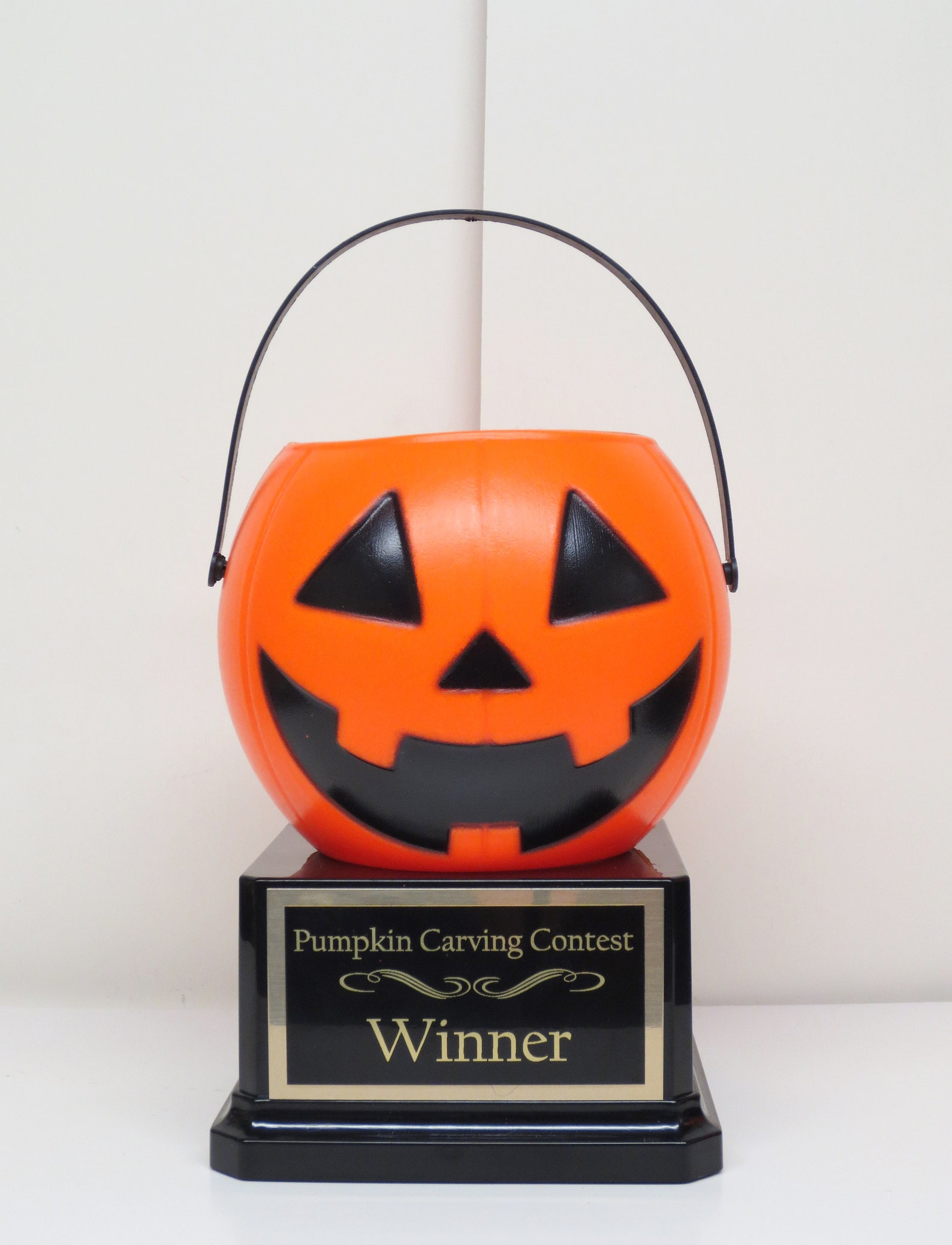 Halloween Trophy Trophies Cute Pumpkin Carving Contest Trophy | Etsy