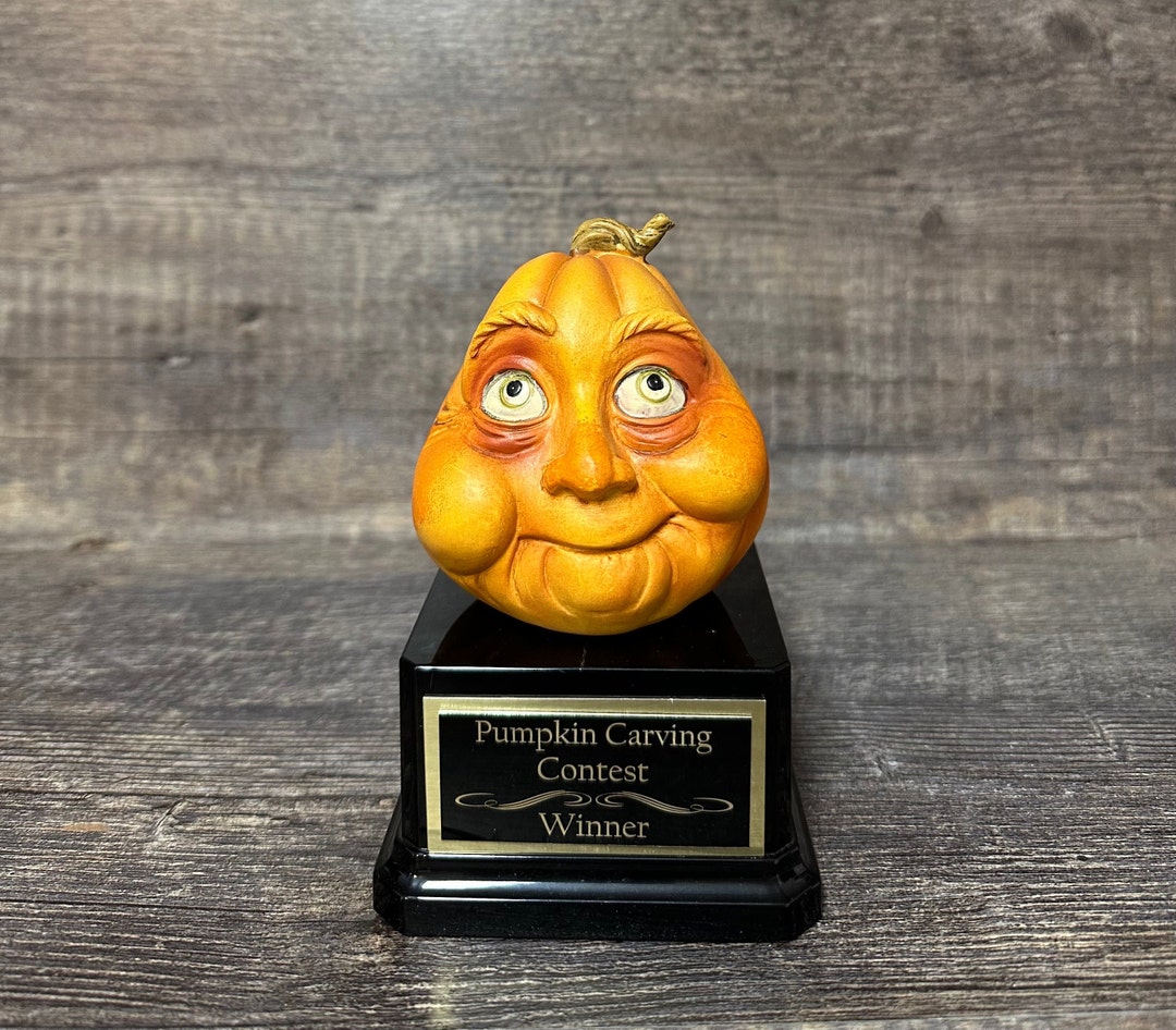 Halloween Trophy Pumpkin Carving Contest Trophy or Best Costume Contest ...