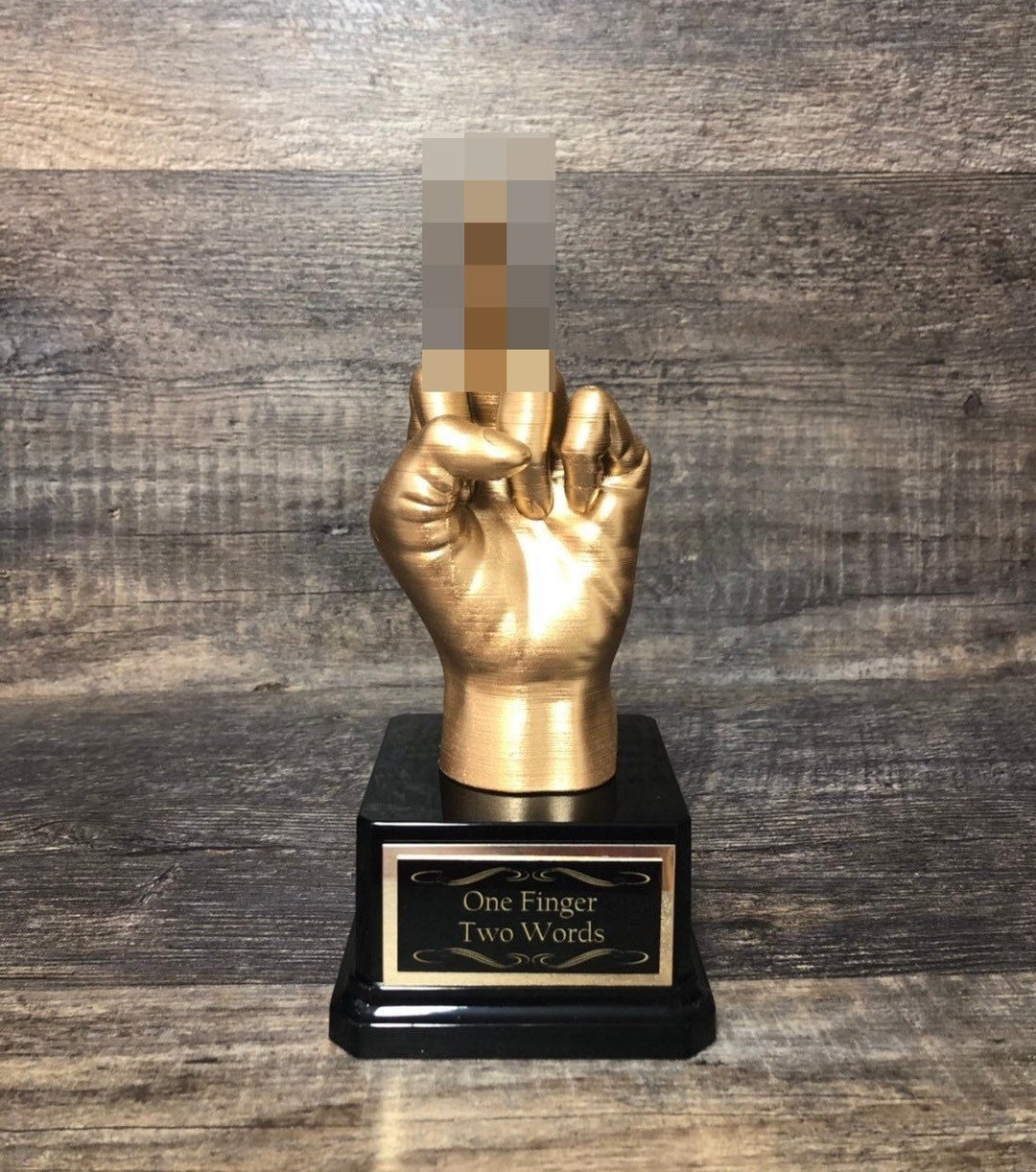 Funny Trophy Middle Finger © Fantasy Football League FFL Worst Stats ...