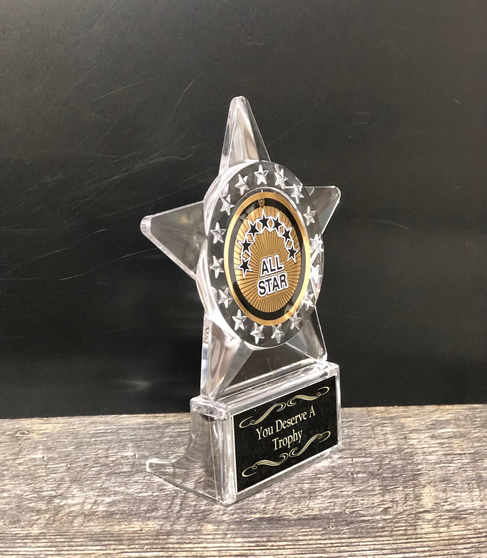 Personalized Mini Star Trophy You Deserve A Trophy Best Boss Trophy ...