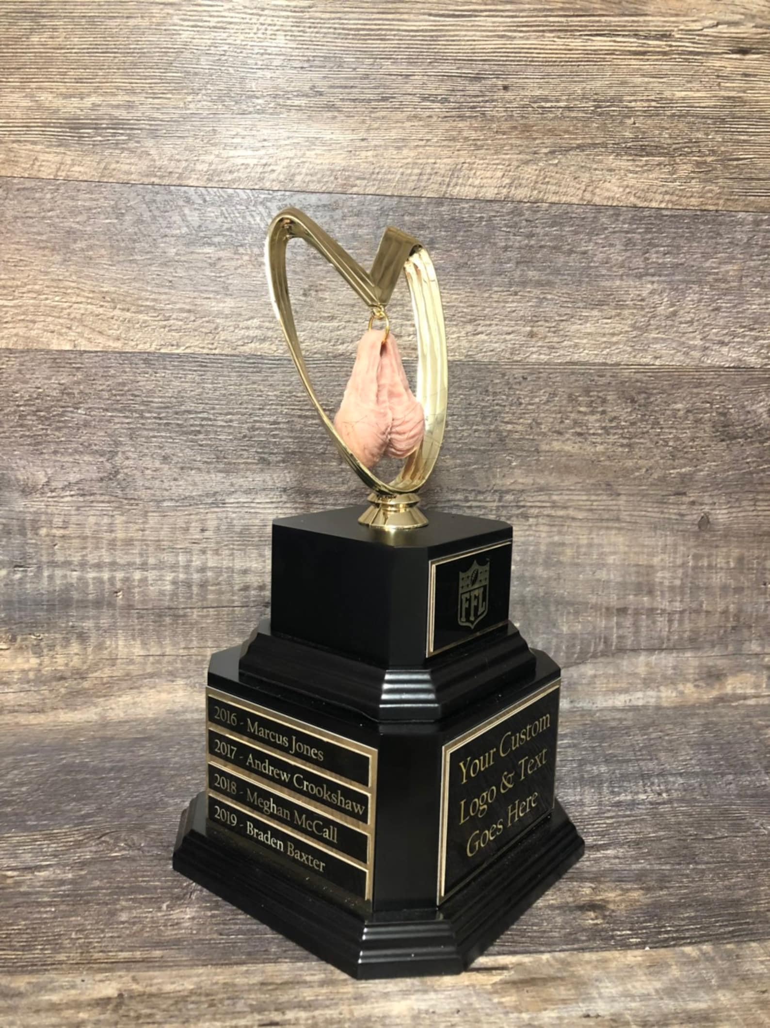 Fantasy Football Loser Trophy Perpetual You Suck Balls Last | Etsy