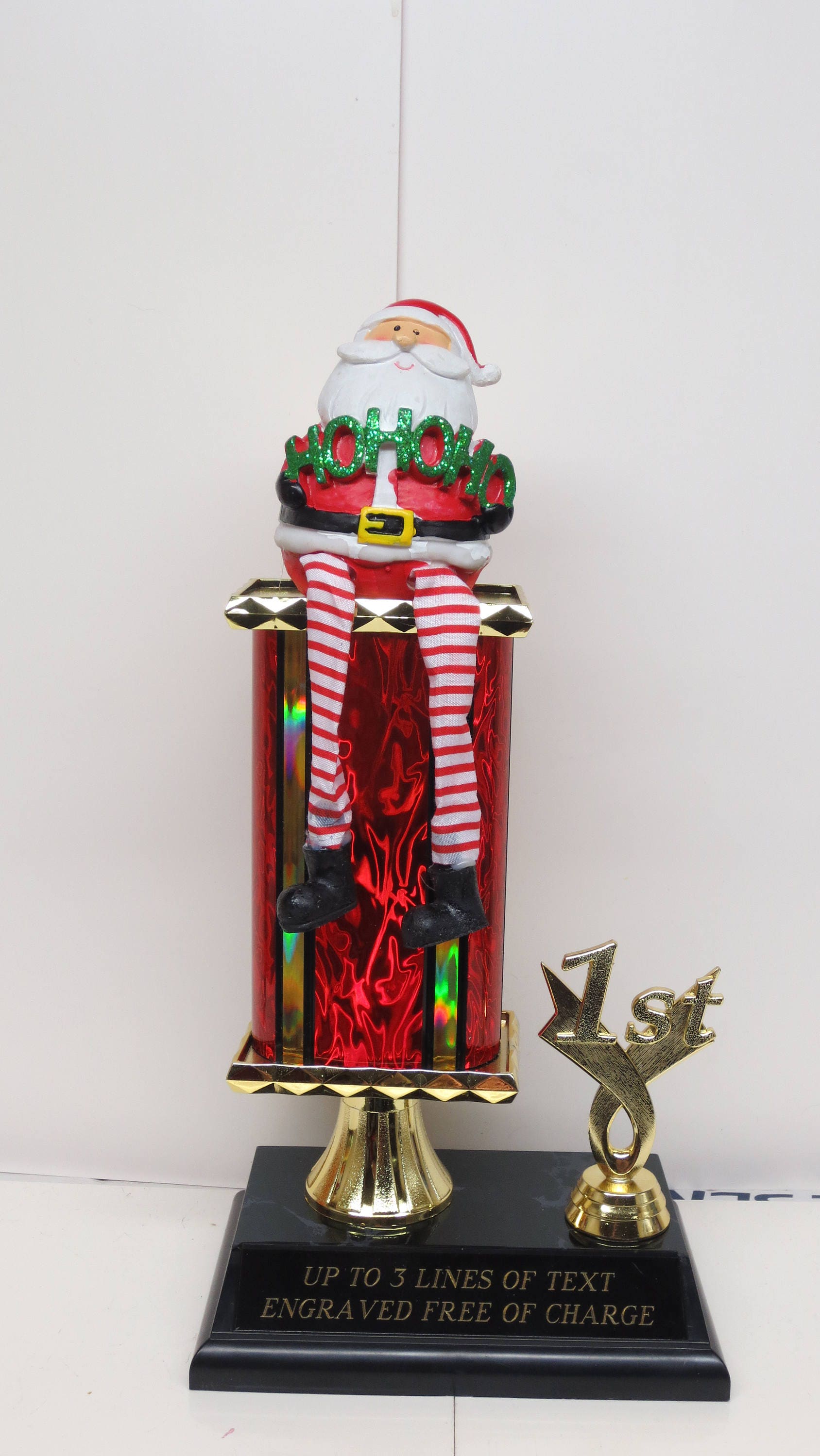 Ugliest Ugly Sweater Contest Trophy Award Christmas Party Santa W ...