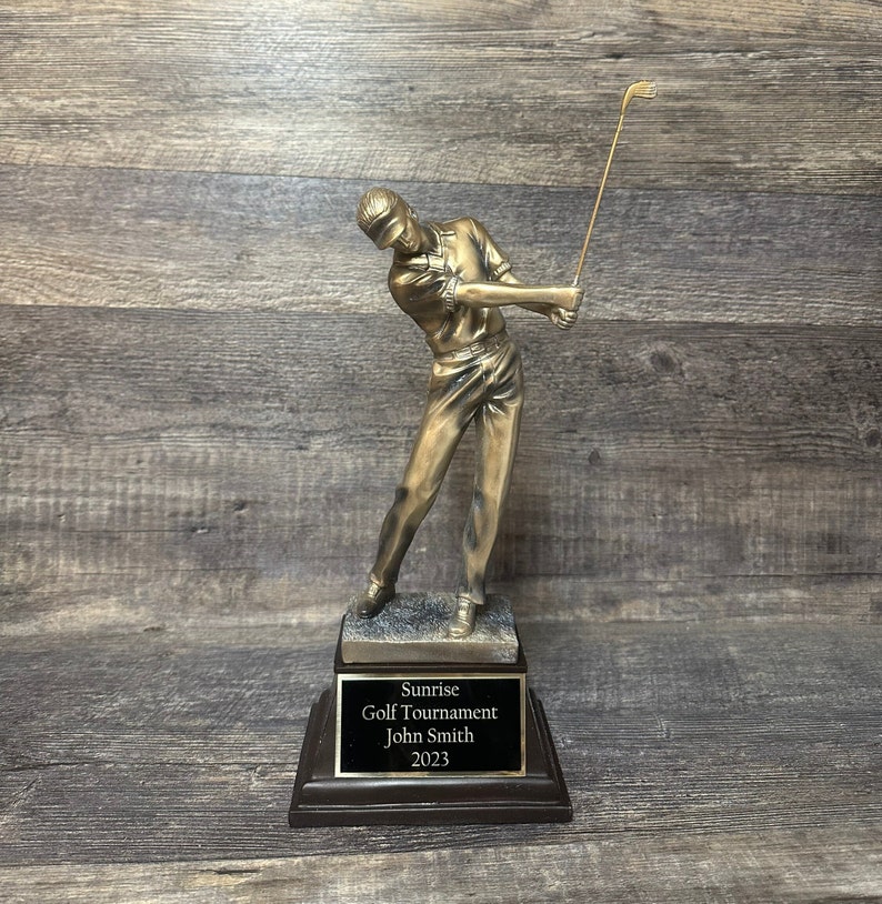 Large Golf Trophy Classic Golf Tournament Trophy Charity Event - Etsy