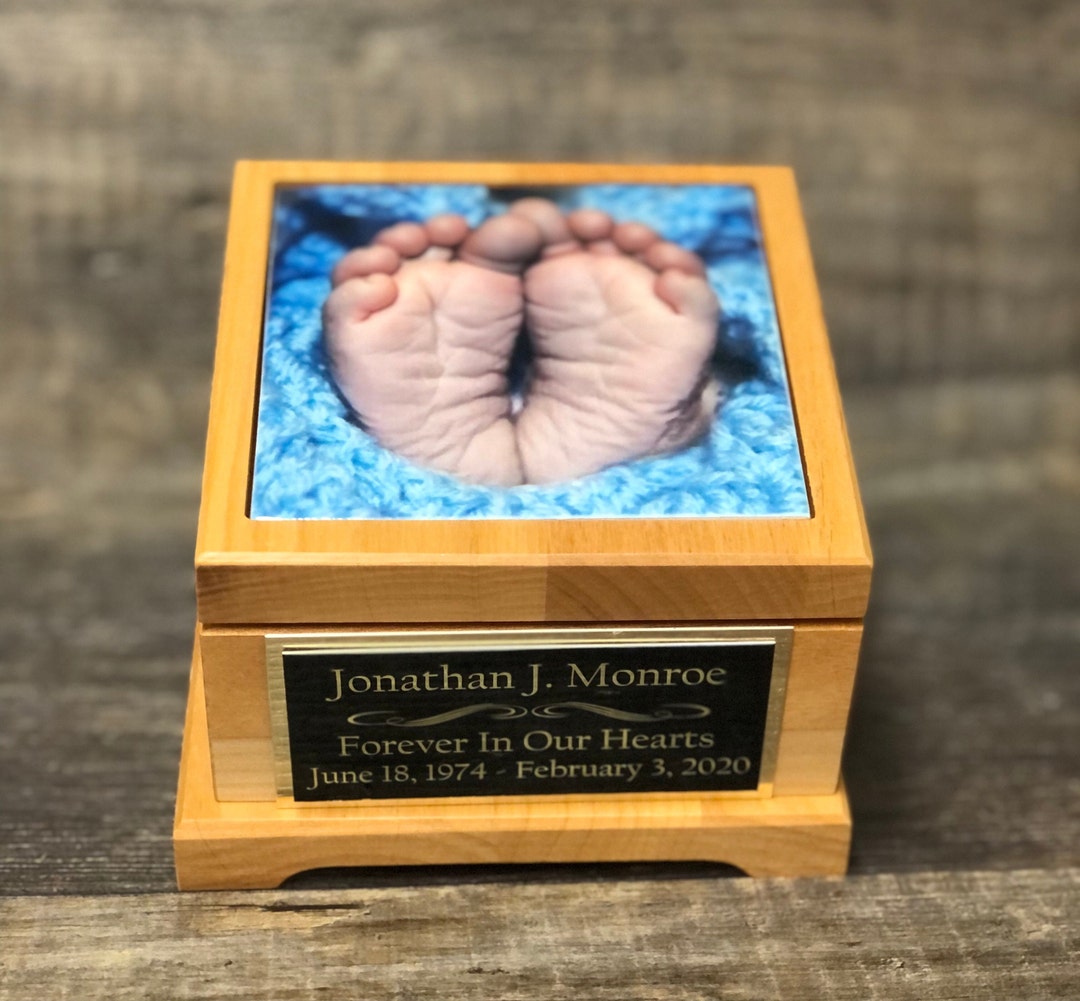 Baby Urn for Ashes Infant Child Urn Baby Cremation Memorial Human Tile ...