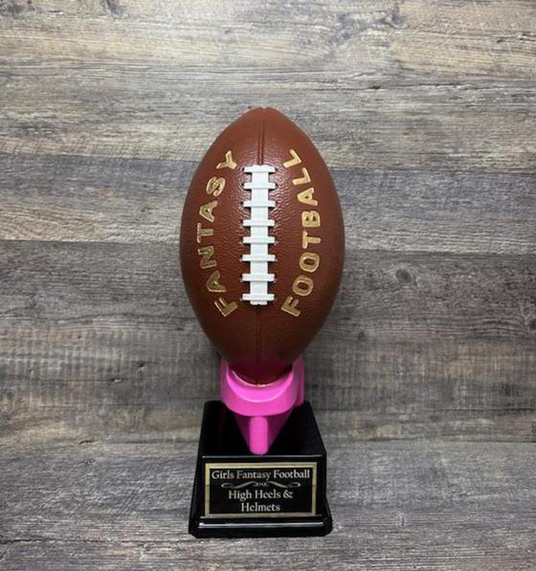 GIRLS FFL Trophy Fantasy Football PINK League Trophy 17" Champion Champ ...