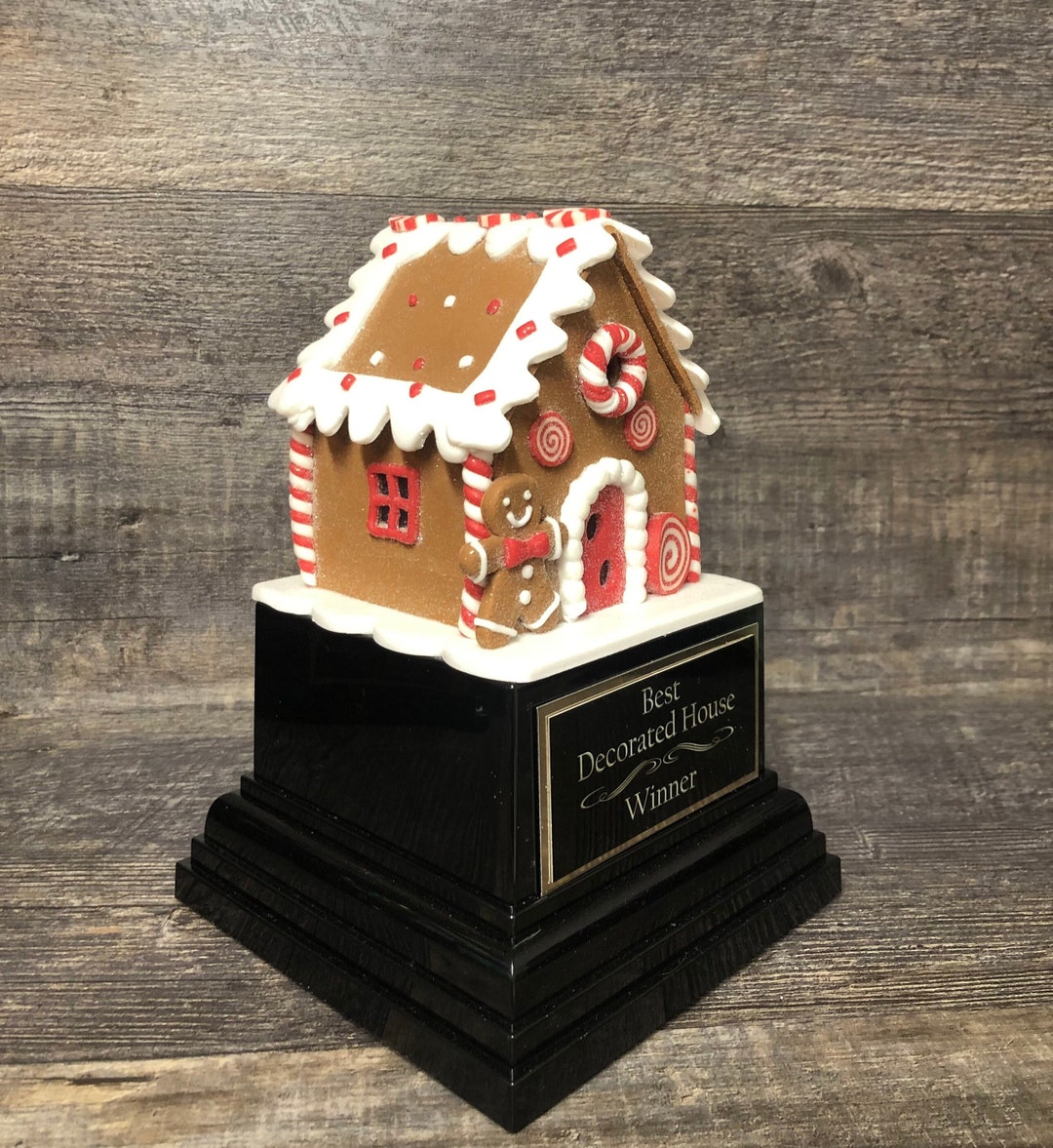 Gingerbread House Cookie Decorating Champion Bake off Trophy 10 Med ...
