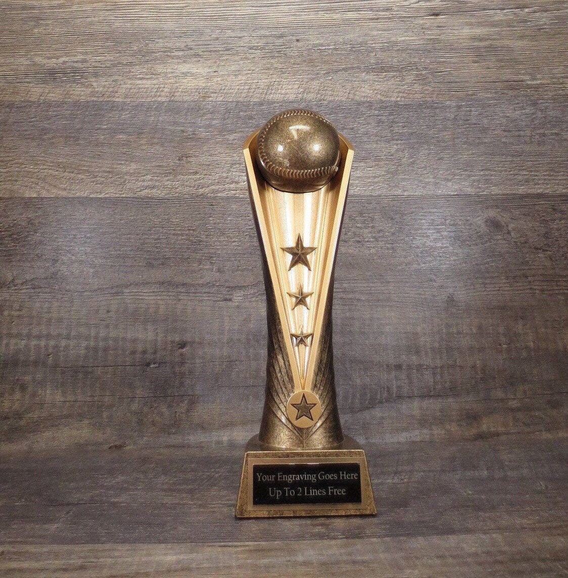 Baseball Trophy Fantasy Baseball 12 Award Baseball FBB - Etsy