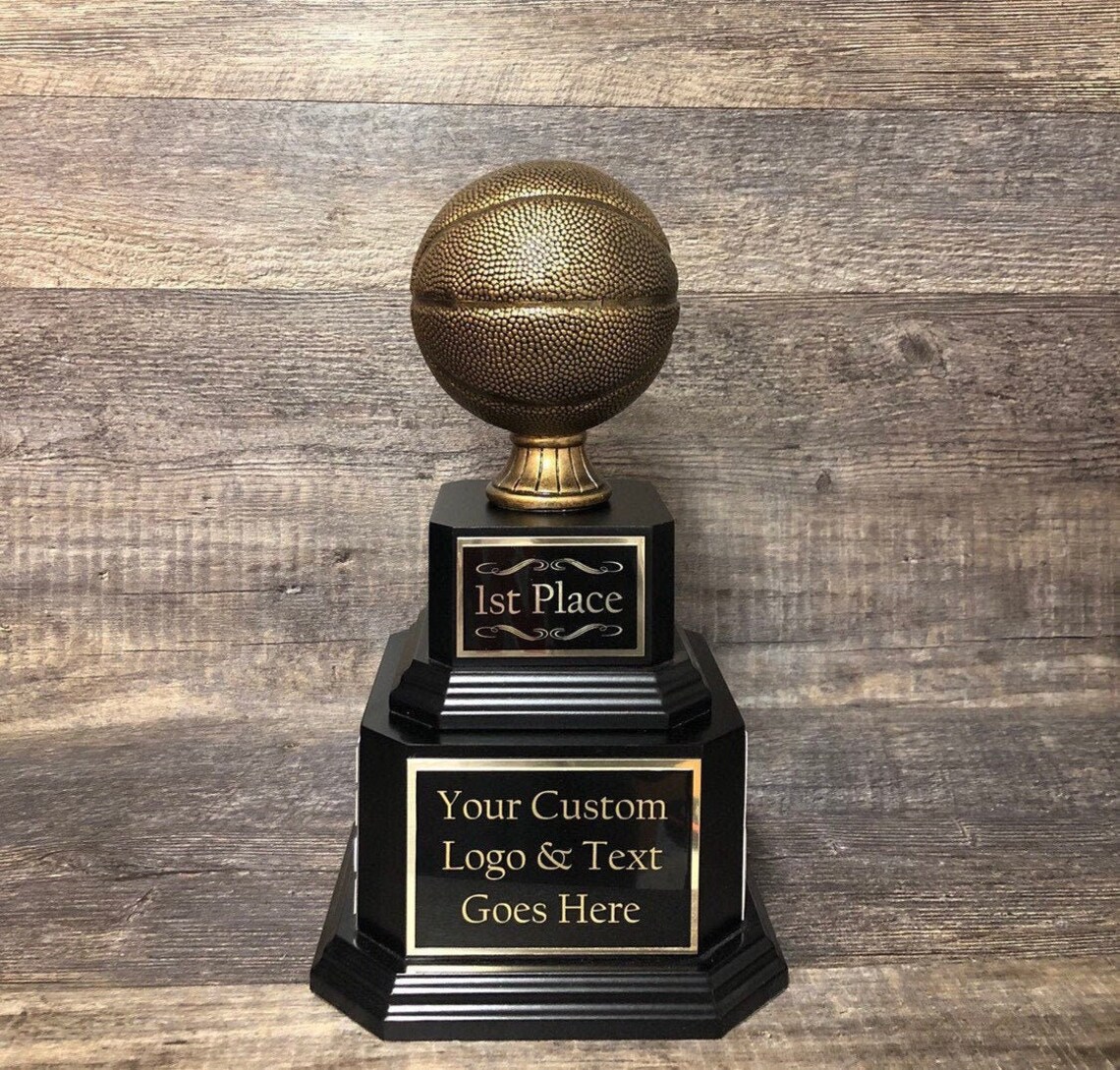 Basketball Trophy Basketball Madness Fantasy Trophy 6 or 12 Perpetual ...