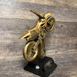 Motorcycle Trophy Fantasy MX SX Trophy 11" Racing Trophy Mechanic Award ...