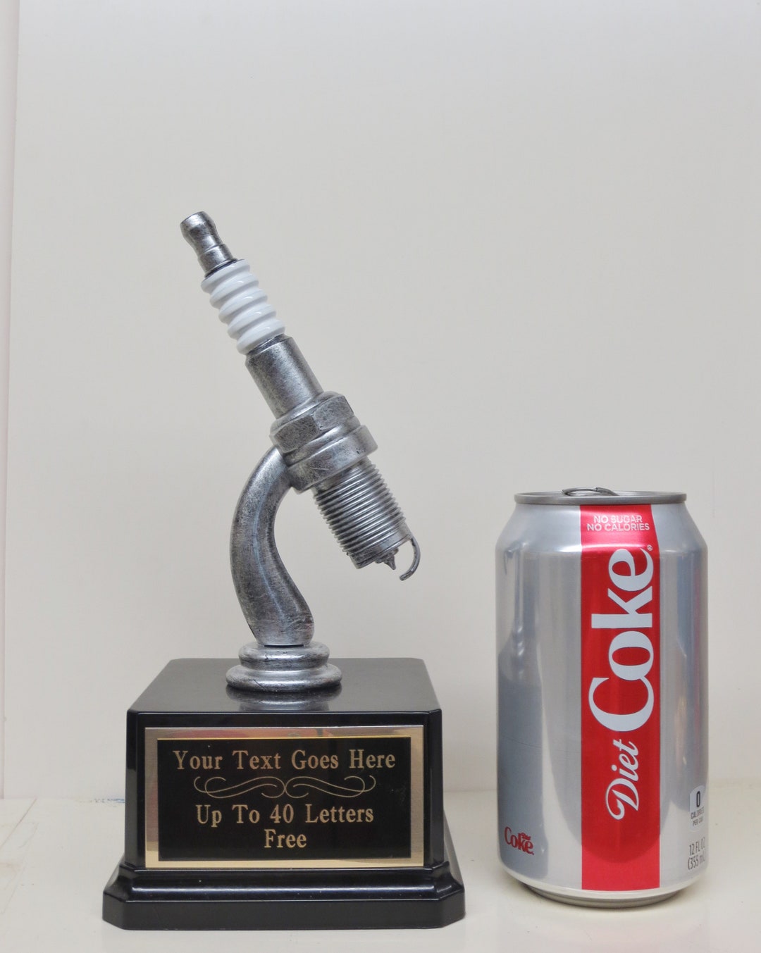 Car Show Trophy Racing Trophy 8" Spark Plug Hot Rod Trophy Plastic ...