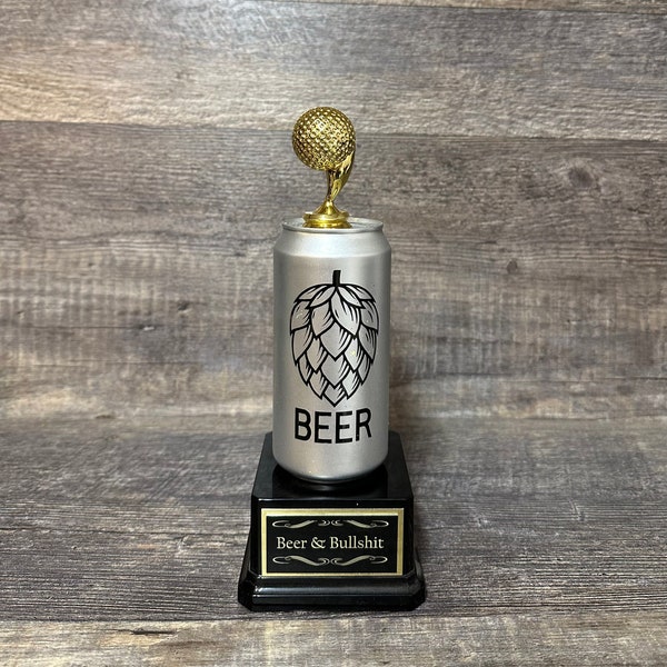 Funny Golf and Beer Trophy - Etsy
