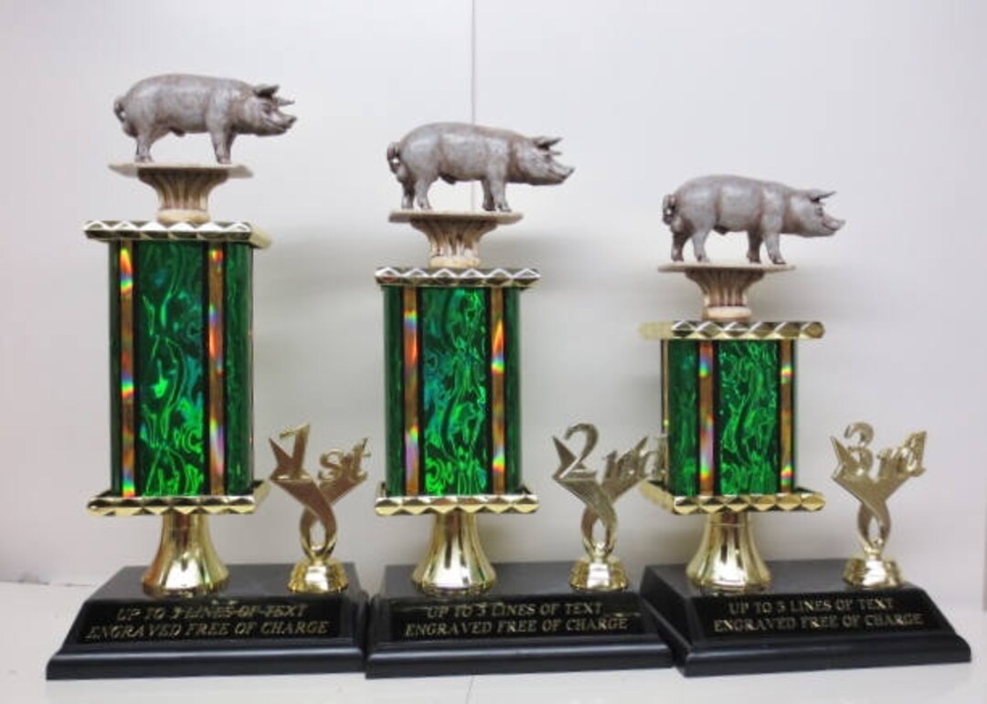 BBQ Trophy Best BBQ Cook off Trophies Best Grill Master Champion Ribs ...