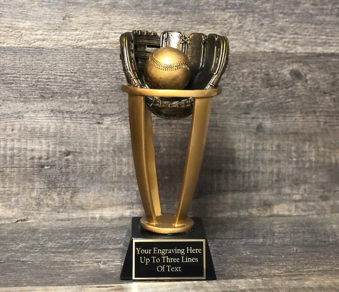 Baseball Trophy MVP Baseball Award Fantasy Baseball Trophy 10.75 ...