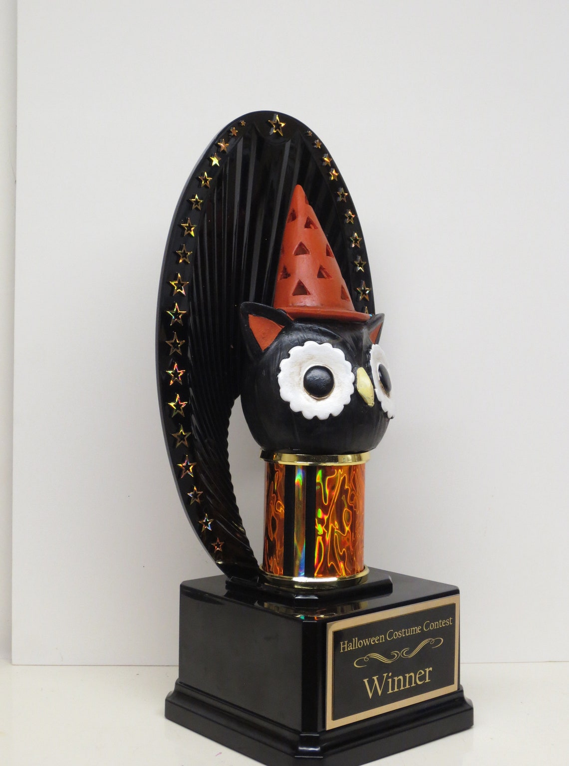 Halloween Trophy Owl Trophies Best Costume Contest Pumpkin - Etsy