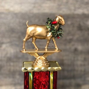 GOLDEN GOAT Trophy Greatest of All Time Corporate Award Trophy Employee ...