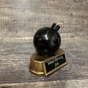 Achievement Award Bomb Trophy Personalized Employee of the Month Top ...