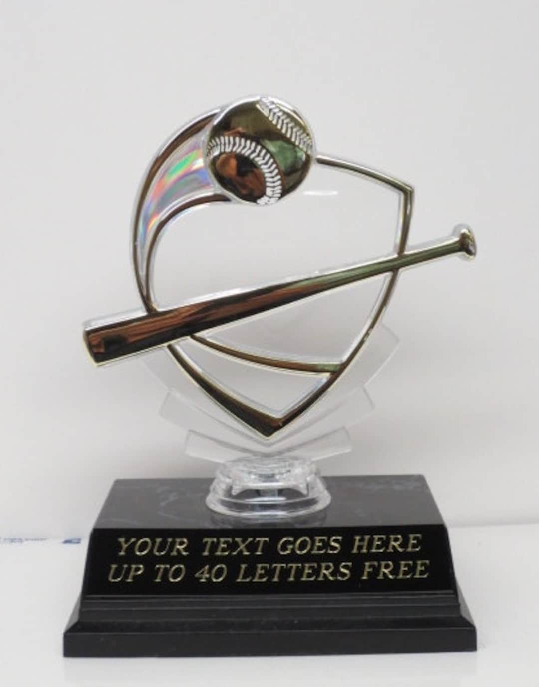 Baseball Trophy Sports Award Acrylic Economy Trophy Participation Award ...