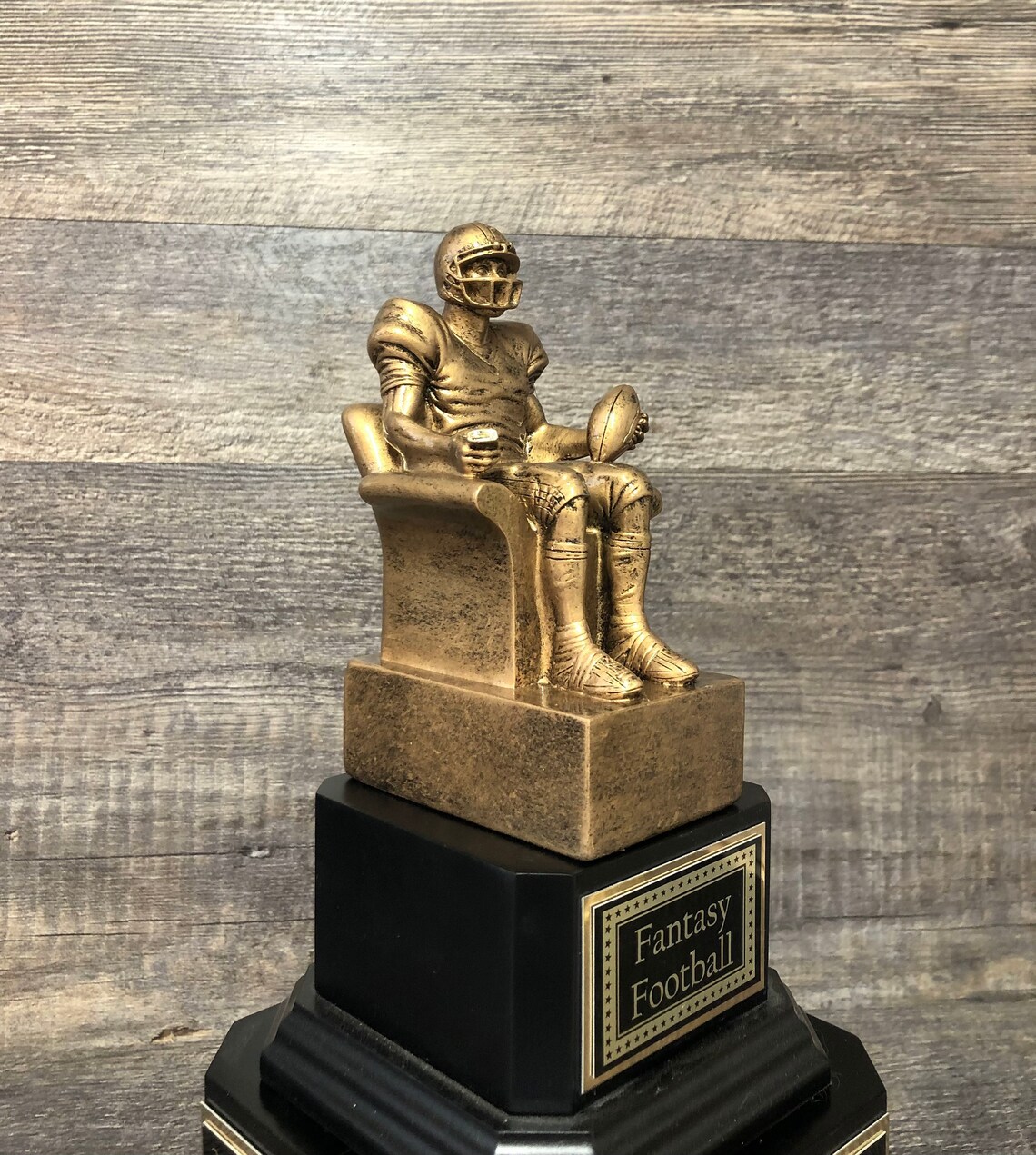 Perpetual Fantasy Football League Trophy FFL Trophy Best - Etsy