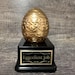 Funny Trophy EGGCELLENT Job Award Corporate Award Golden Egg Gag Gift ...