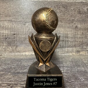 Baseball Trophy Team Trophies T-ball Kids Baseball Team Trophies League ...