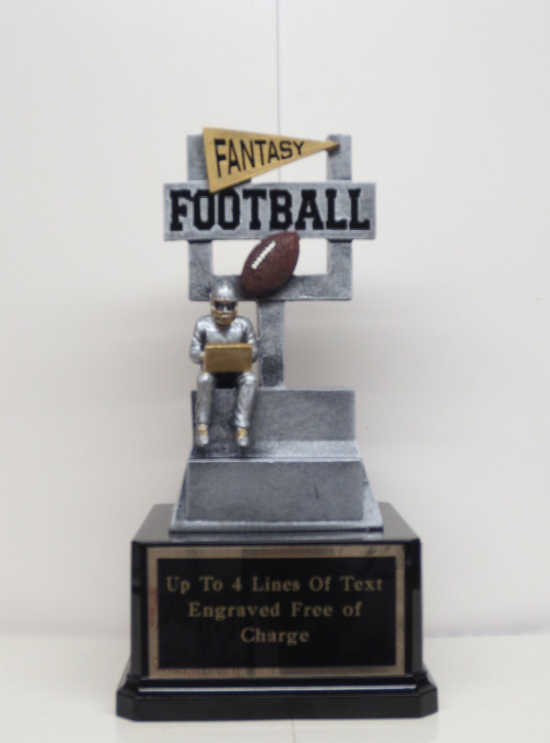 Fantasy Football League Trophy FFL Champ Champion Winner Fantasy League ...