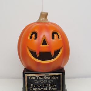 Halloween Trophy Halloween Trophies Vampire Trophy Pumpkin Carving ...