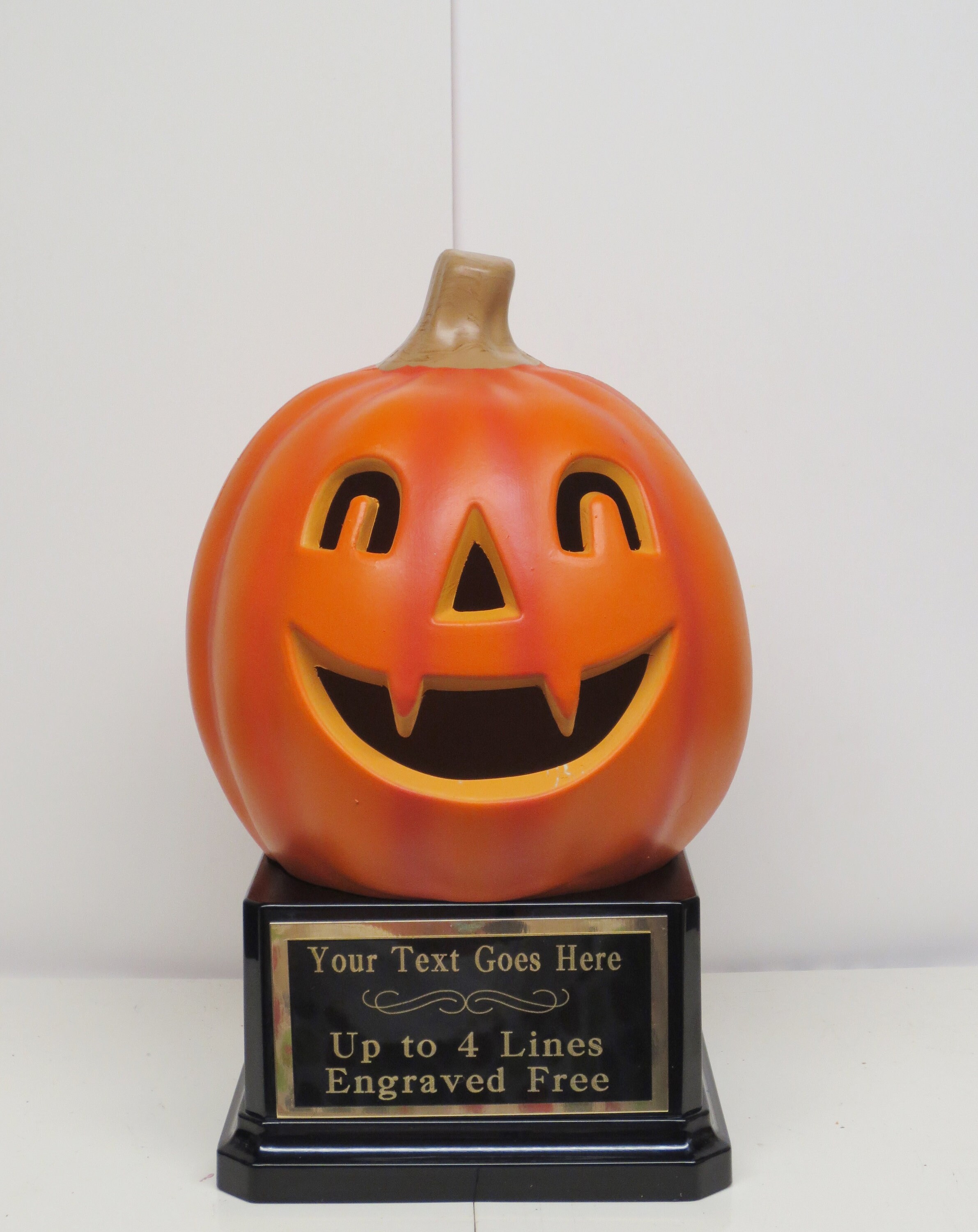 Halloween Trophy Halloween Trophies Dracula Trophy Pumpkin - Etsy UK