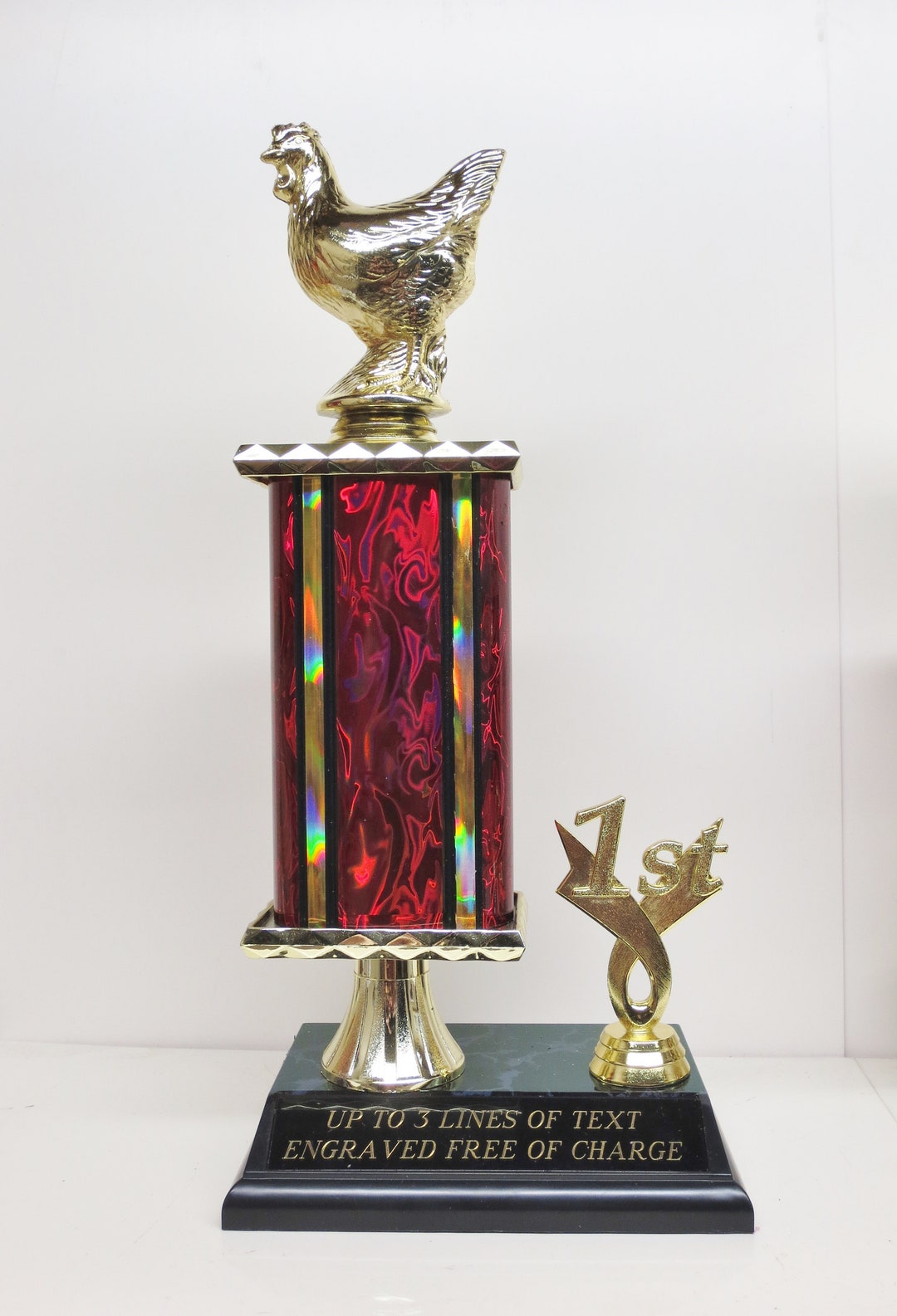 BBQ Trophy Best Chicken Wings BBQ Cook off Trophy Grill Master Trophy ...