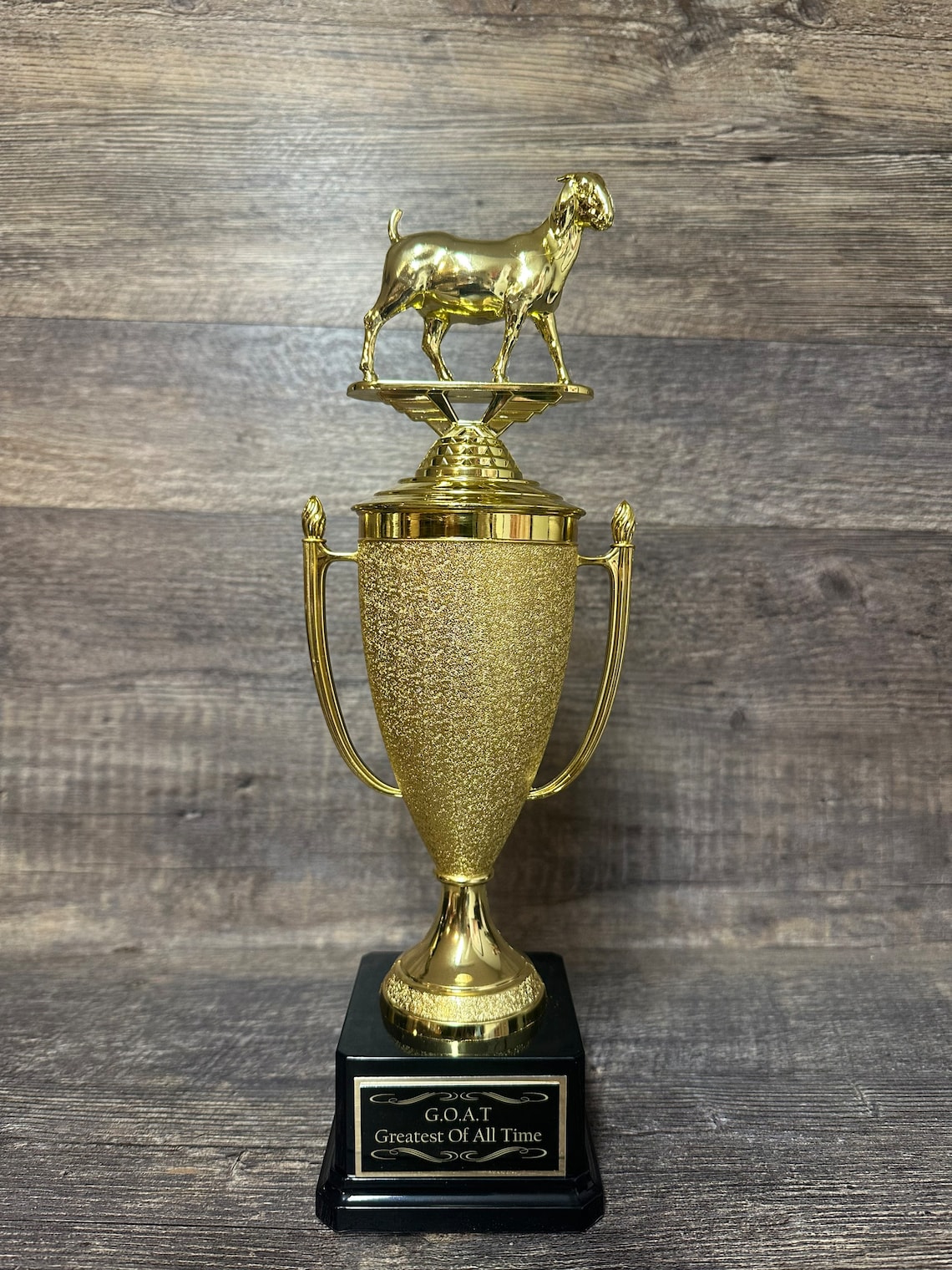 Goat Award Trophy Cup Greatest of All Time G.O.A.T. Funny Trophy Gag ...