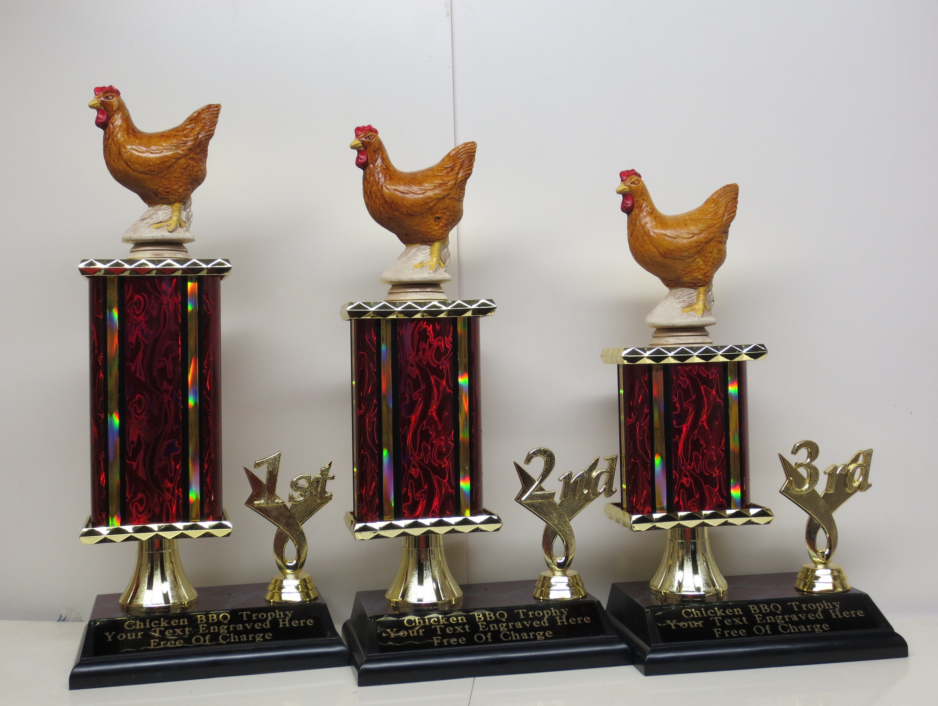 BBQ Trophy Trophies Best Chicken Wings BBQ Cook off Trophy Grill Master ...