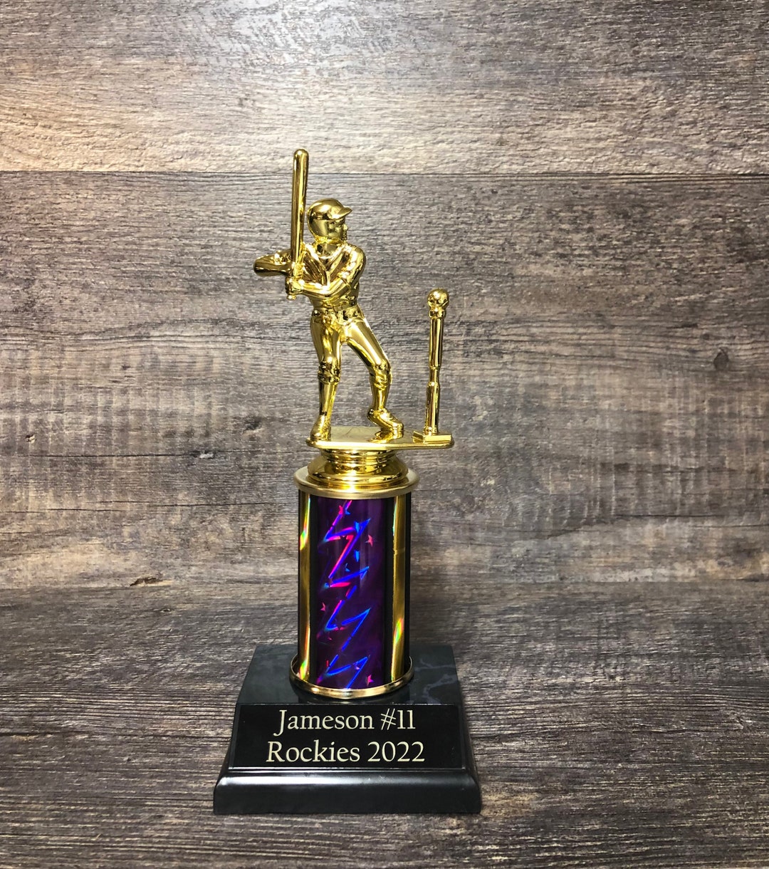 T-ball Trophy Kids Baseball Trophy * Choose Your Column Color * League ...