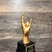 YOU ROCK! © Rock Star Award Rock on Hand Trophy Funny Trophy ...