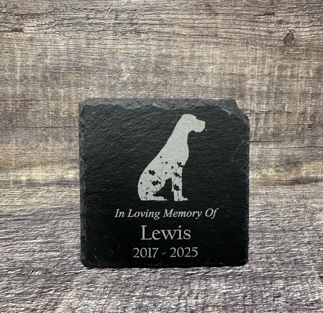 Great Dane Memorial Stone Pet Memory Dog Pet Loss Gift Grave Marker ...