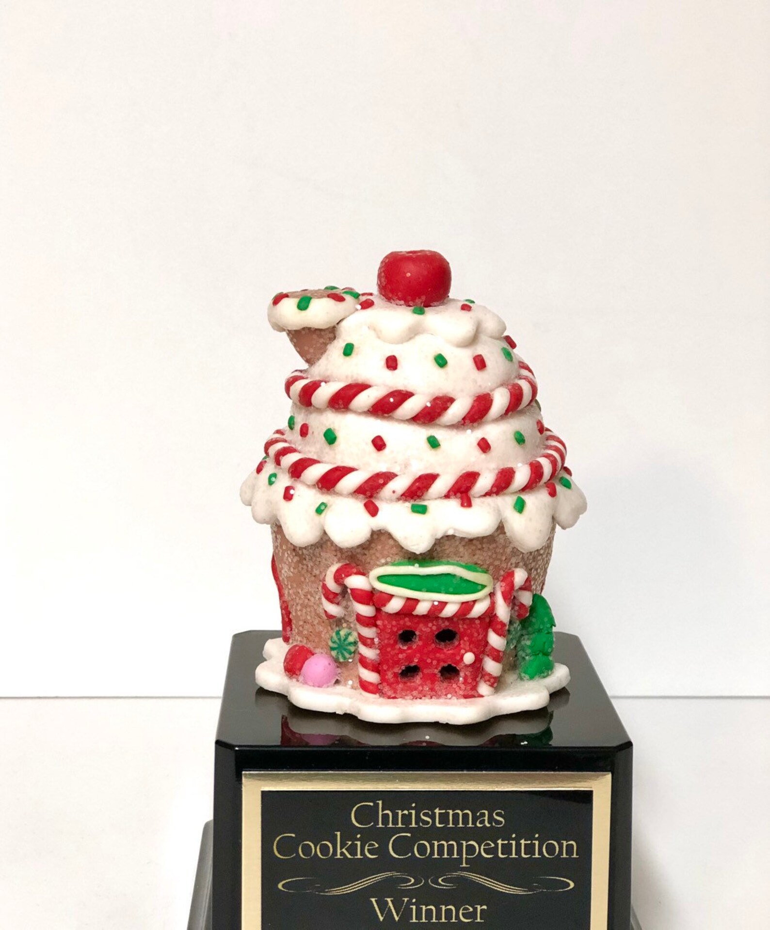 Gingerbread House Cookie Bake off Trophy Ugly Sweater Trophy - Etsy