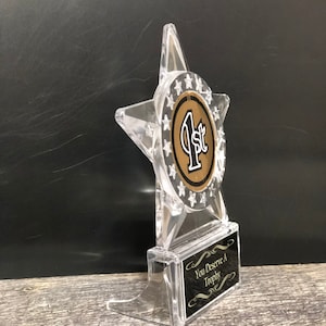 Personalized Mini Star Trophy You Deserve A Trophy Best Boss Trophy ...