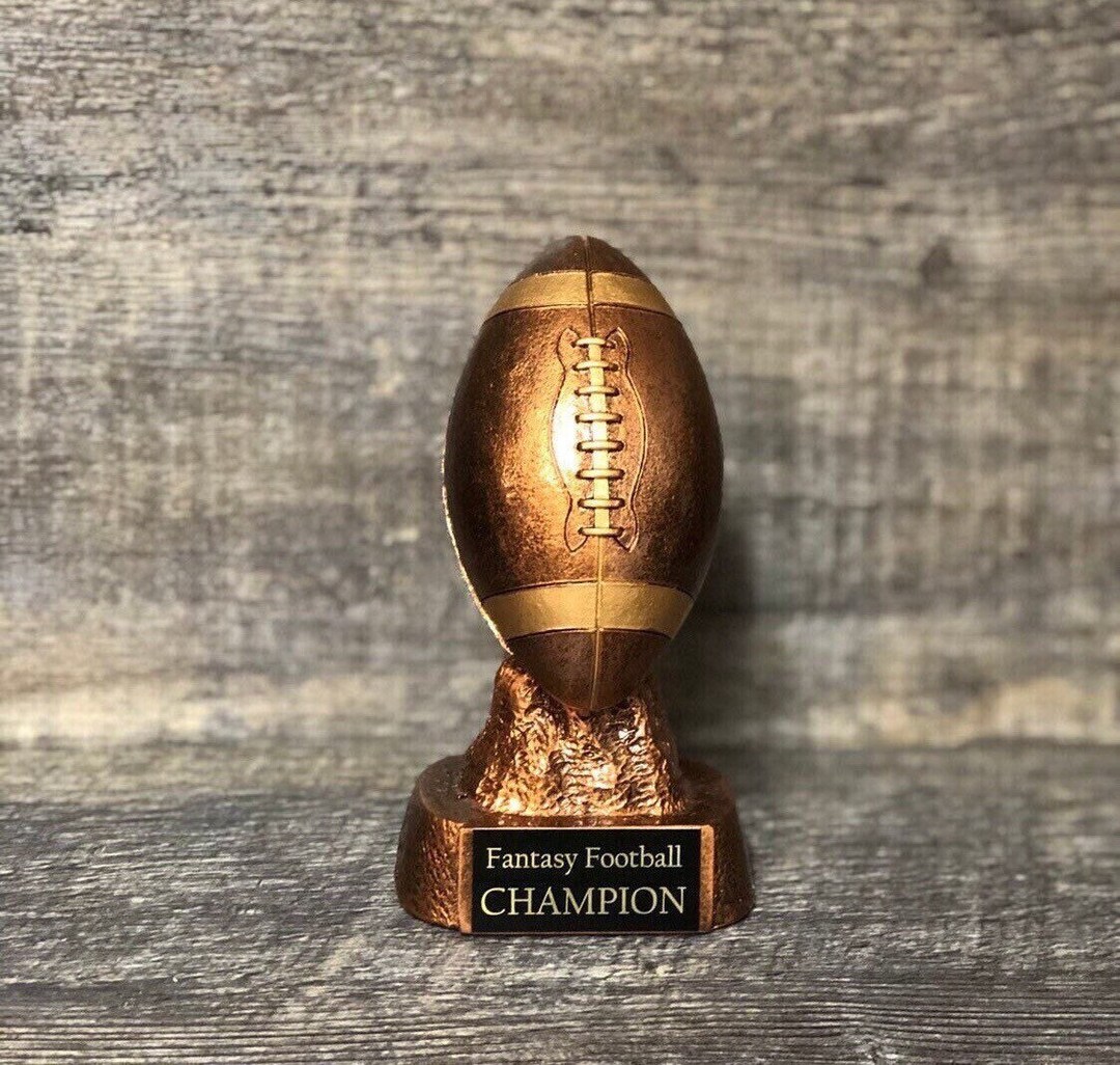 Fantasy Football Trophy FFL Bronze Football Champion Winner Fantasy ...