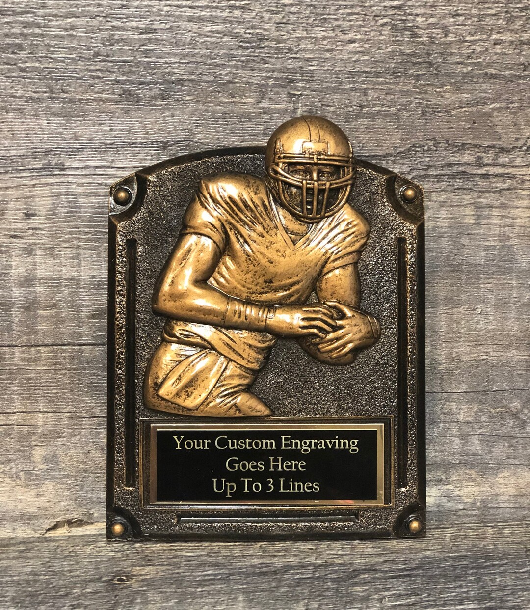 Fantasy Football League Trophy FFL Plaque Trophy Custom Engraved ...
