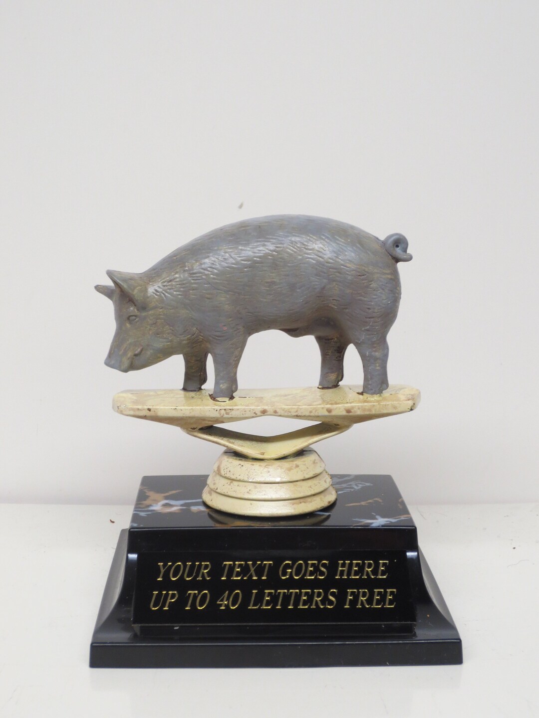 BBQ Trophy Pig Trophy Best BBQ Cook off Grill Master Trophies Ribs Pork ...