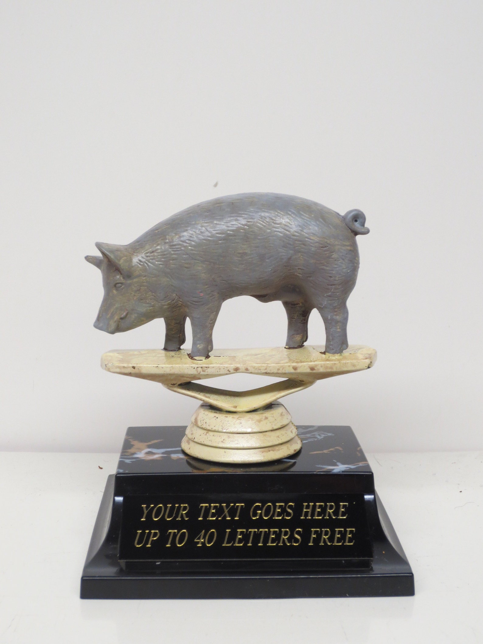 BBQ Trophy Pig Trophy Best BBQ Cook off Grill Master Trophies - Etsy