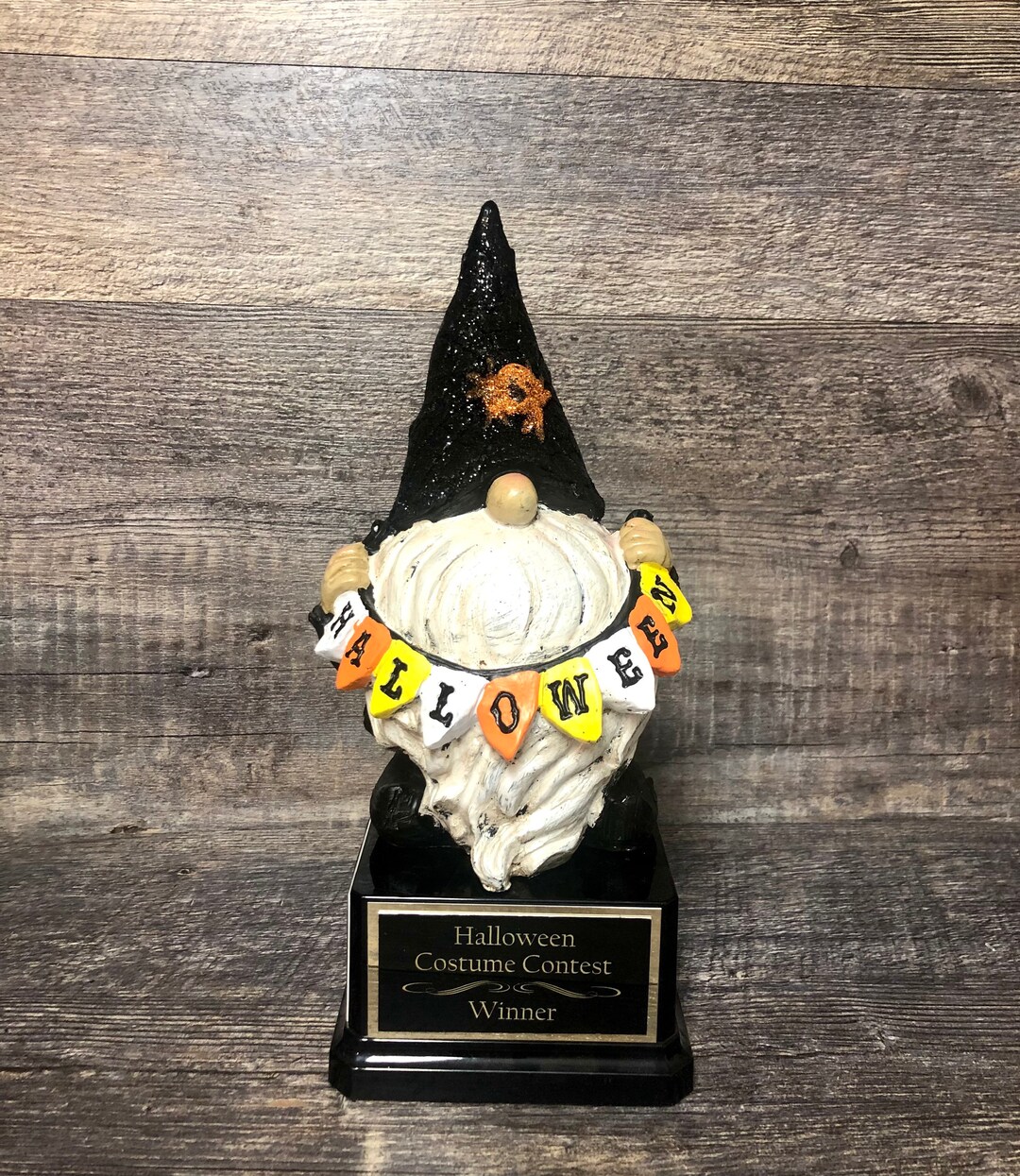 Halloween Trophy Gnome Doll Costume Contest Winner Trophies Vintage ...