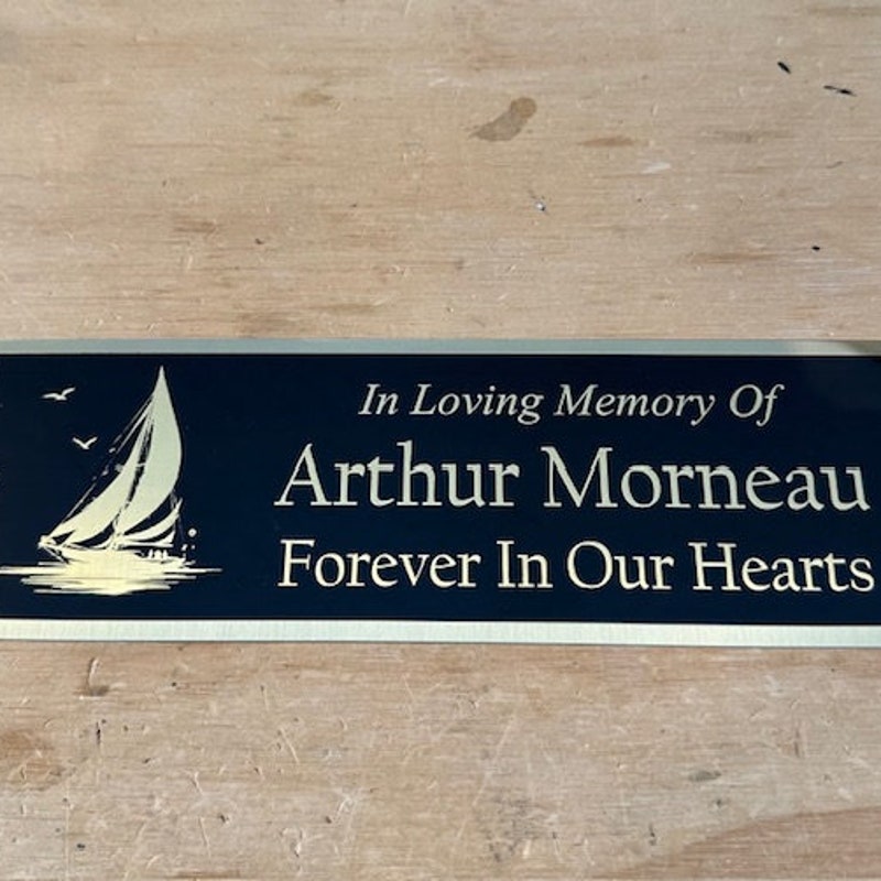 Memory Plaques for Bench - Etsy